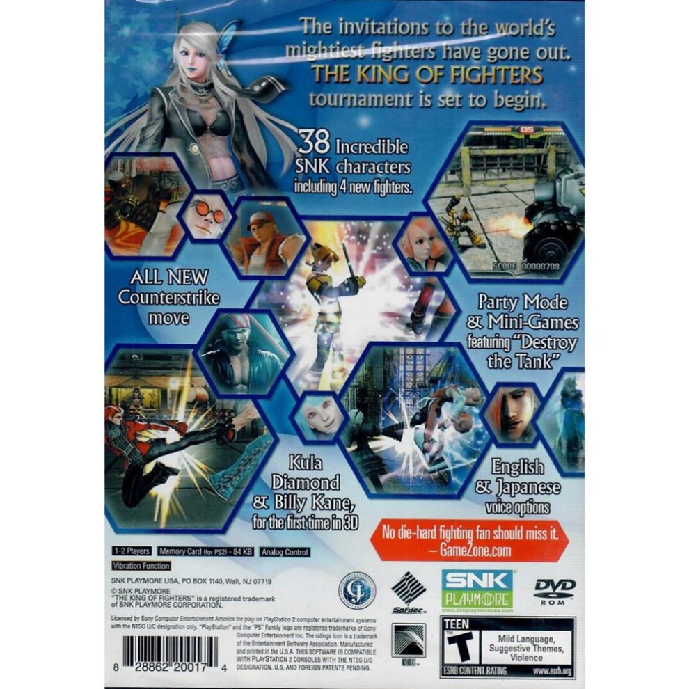 The King Of Fighters 2006 - Ps2 (Novo) - Arena Games - Loja Geek
