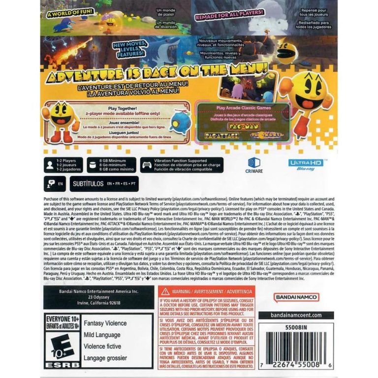 Pac-Man World Re-Pac 2 - Ps5 (Seminovo) - Arena Games - Loja Geek