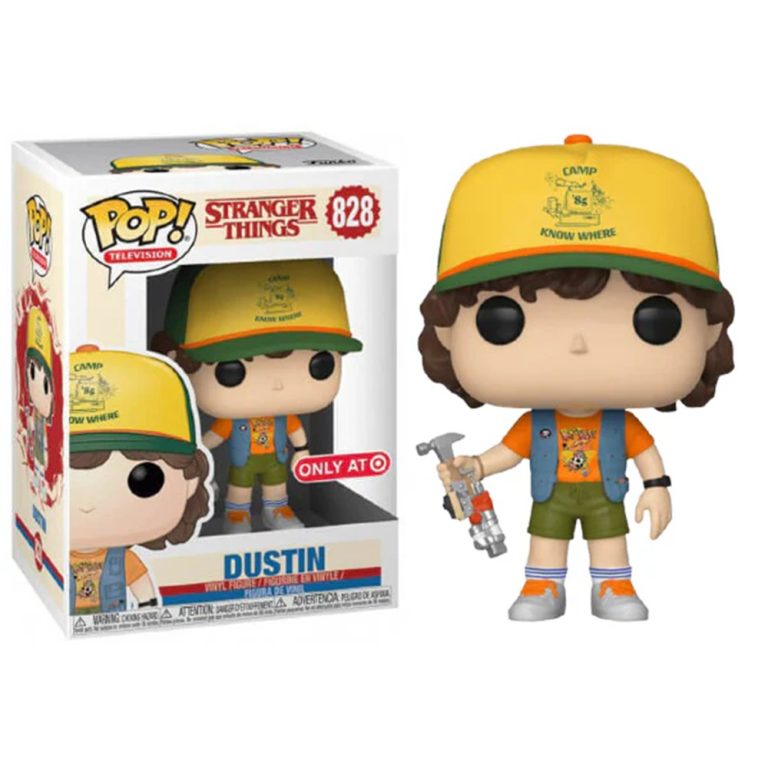 Funko Pop! & Tee Stranger Things - Dustin Henderson #828 (Box Set ...